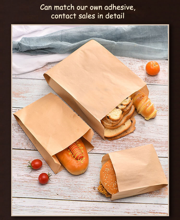 Custom Logo Glassine Waxed Paper Bags Disposable French Fries Fried ...