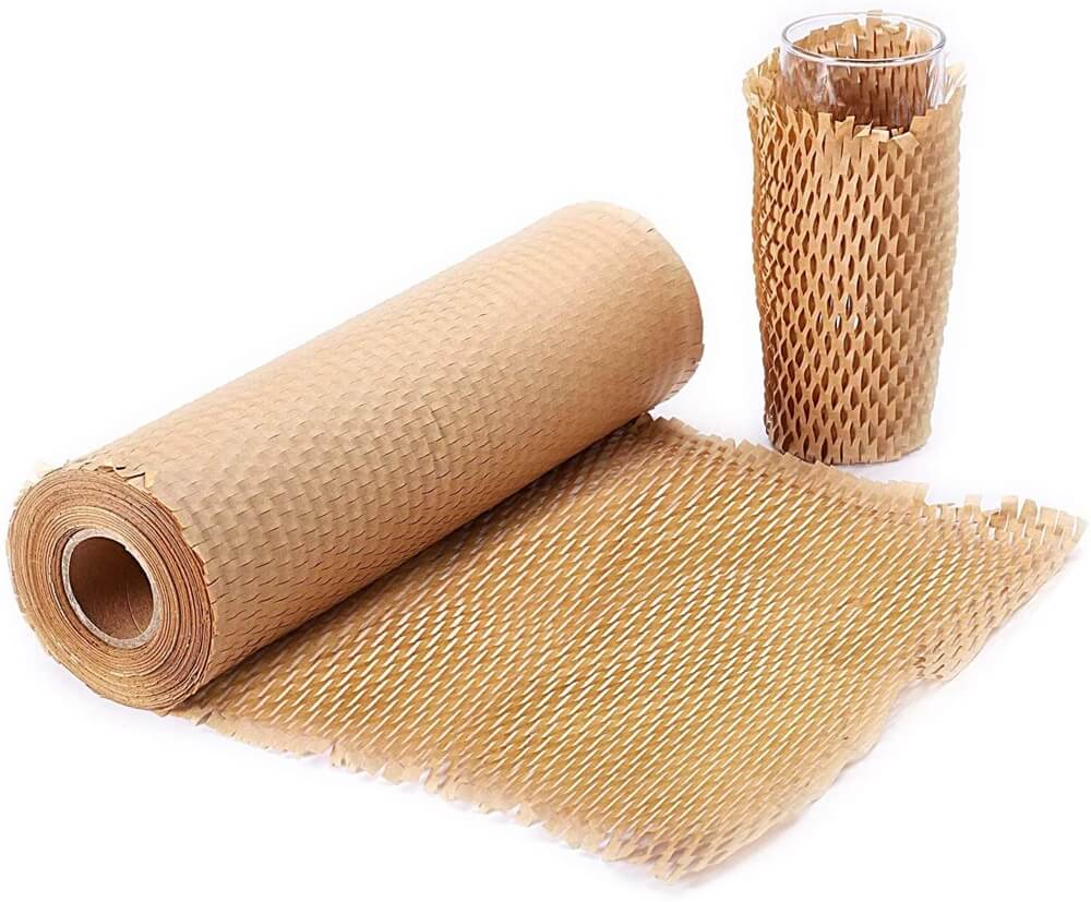 Honeycomb Packaging Wrap Kraft Paper Honeycomb Paper Wrap Cushioning ...