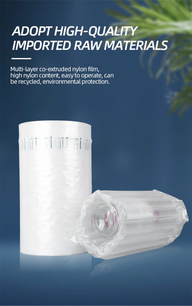 Shockproof Inflatable Air Column Wrap Bubble Roll 30% Recyclable ...