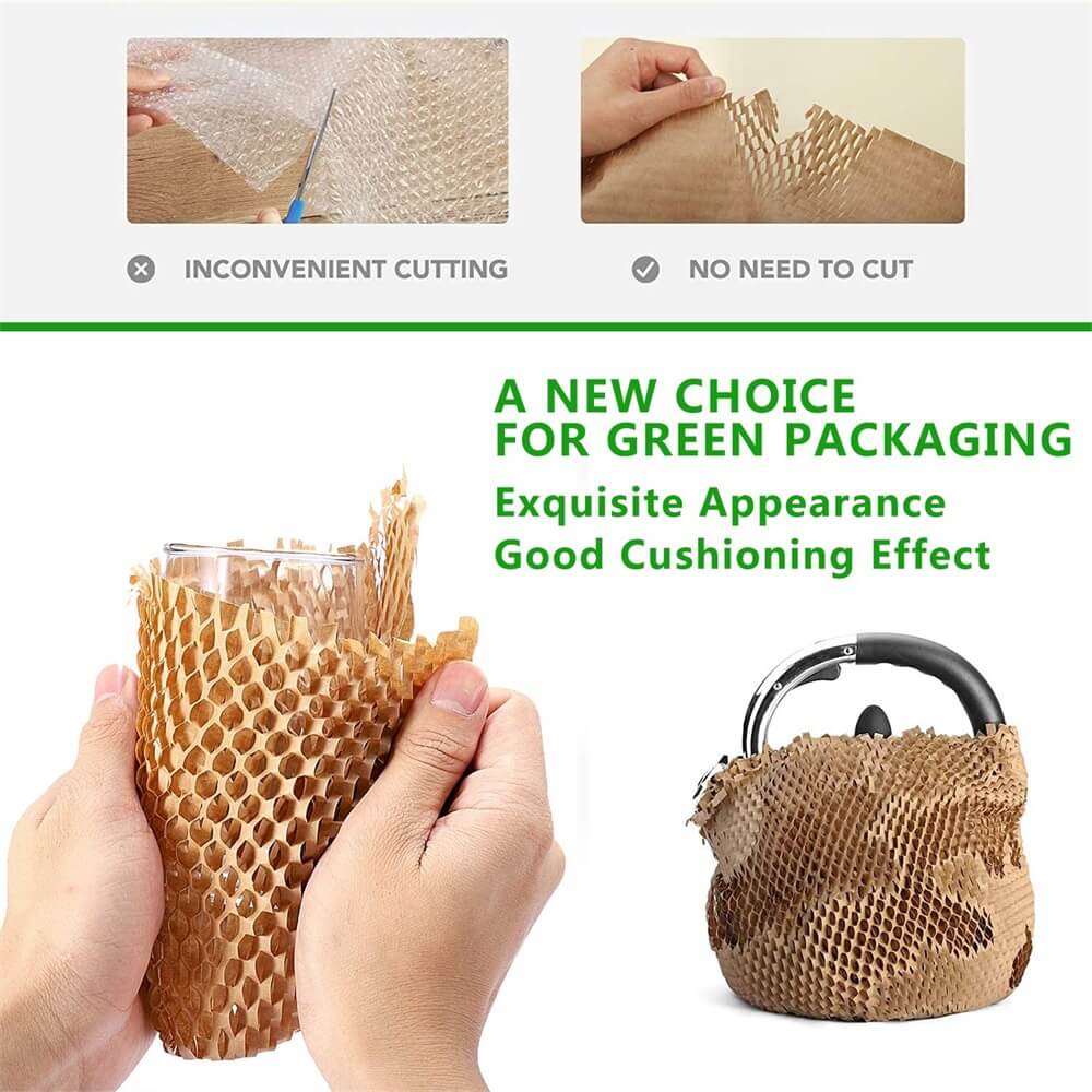 Honeycomb Packaging Wrap Kraft Paper Honeycomb Paper Wrap Cushioning ...