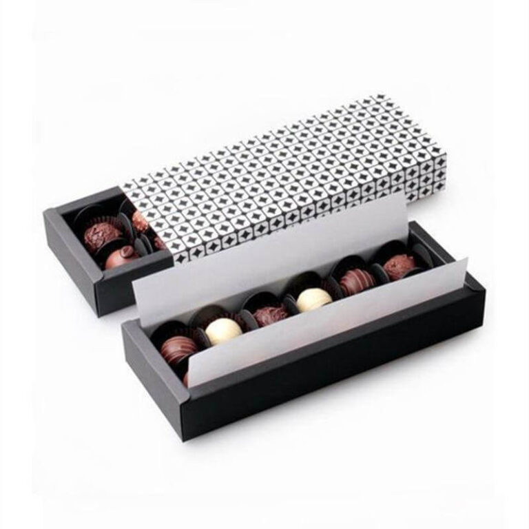 10 Pc Truffle Chocolate Box With Tray Display Cardboard Compound Paper ...