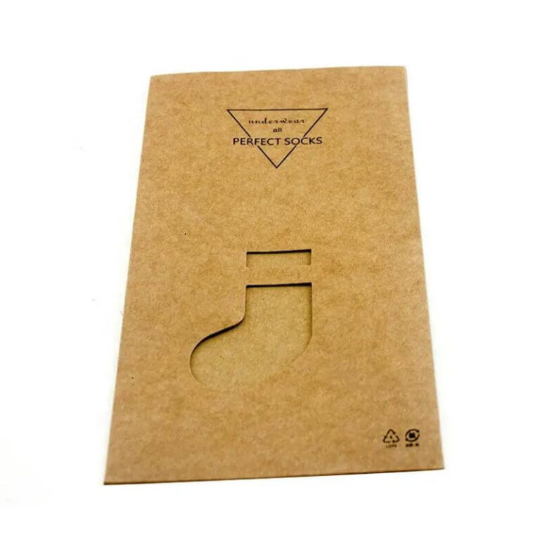 Kraft Paper Packaging Sock Box