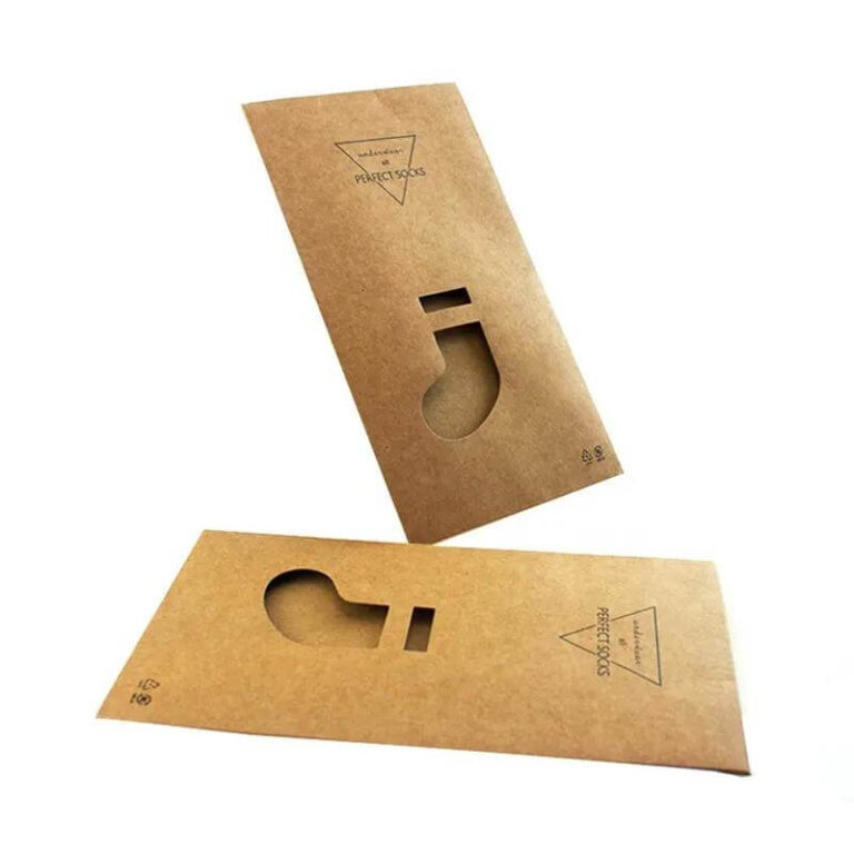Kraft Paper Packaging Sock Box