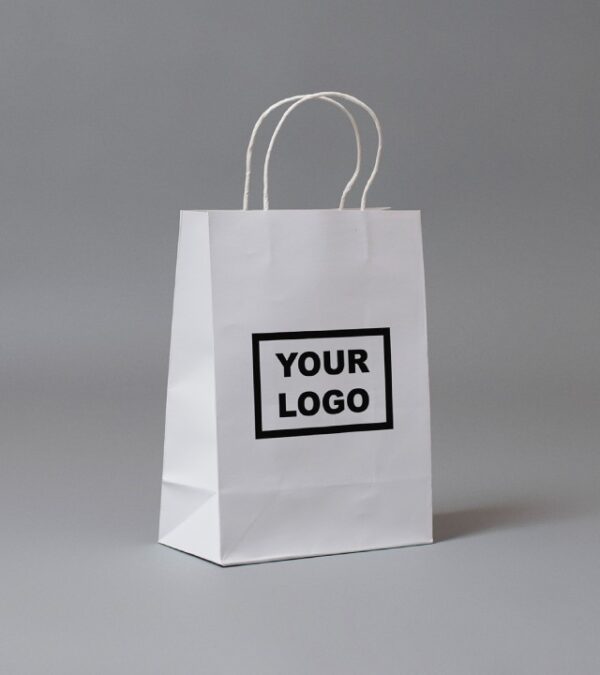 Premium Bulk White Paper Bags with Handles - High Quality Solutions for ...